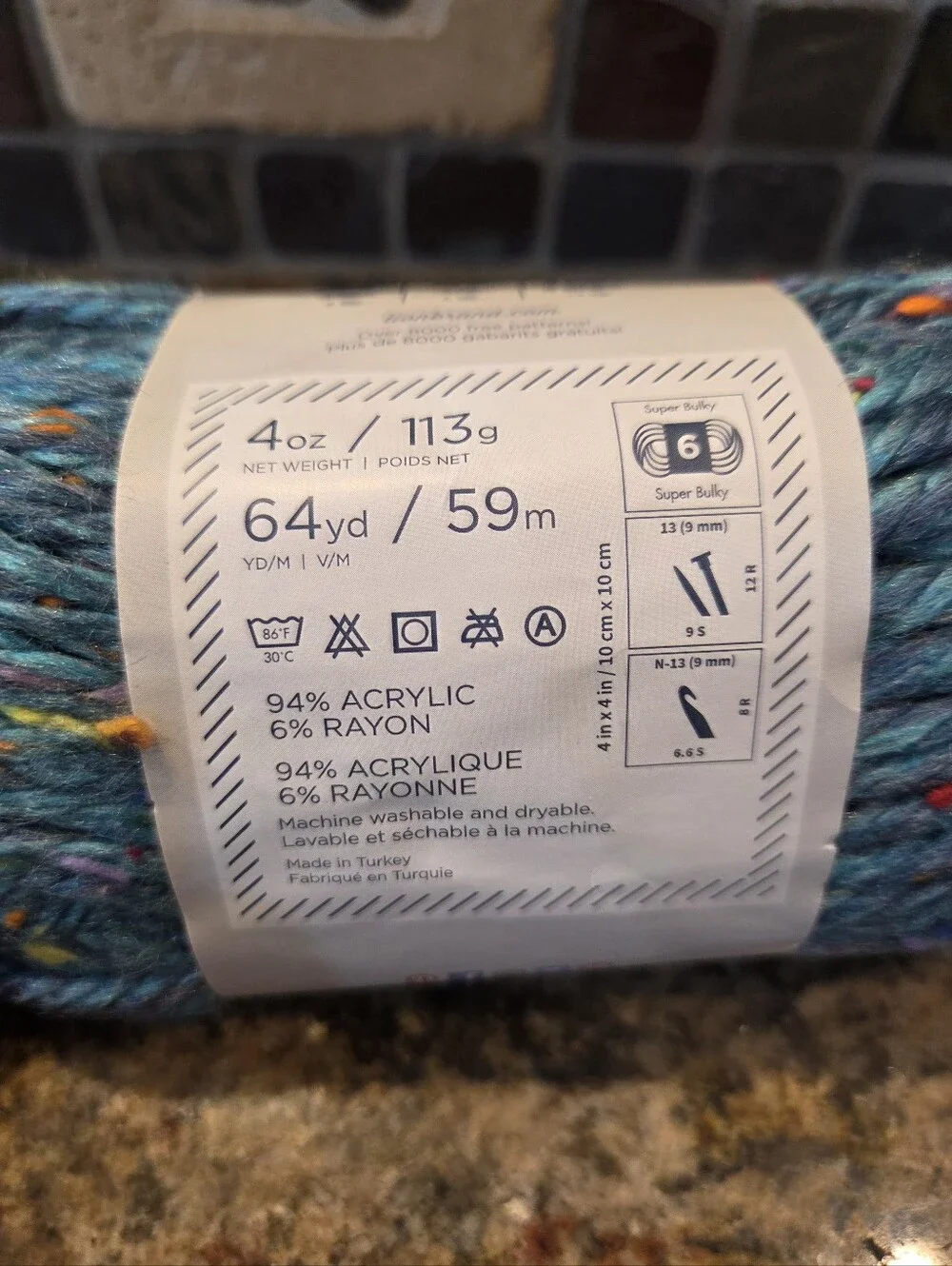 lion brand | Other | Lion Brand 3538 Hometown Usa Yarnkey Largo Tweed ...